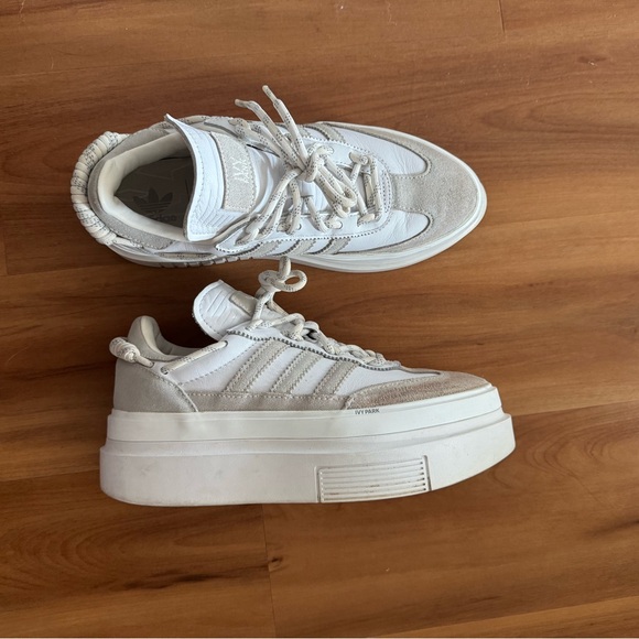 adidas | Shoes | Adidas Ivy Park Cream Platform Sneakers With Chunky ...